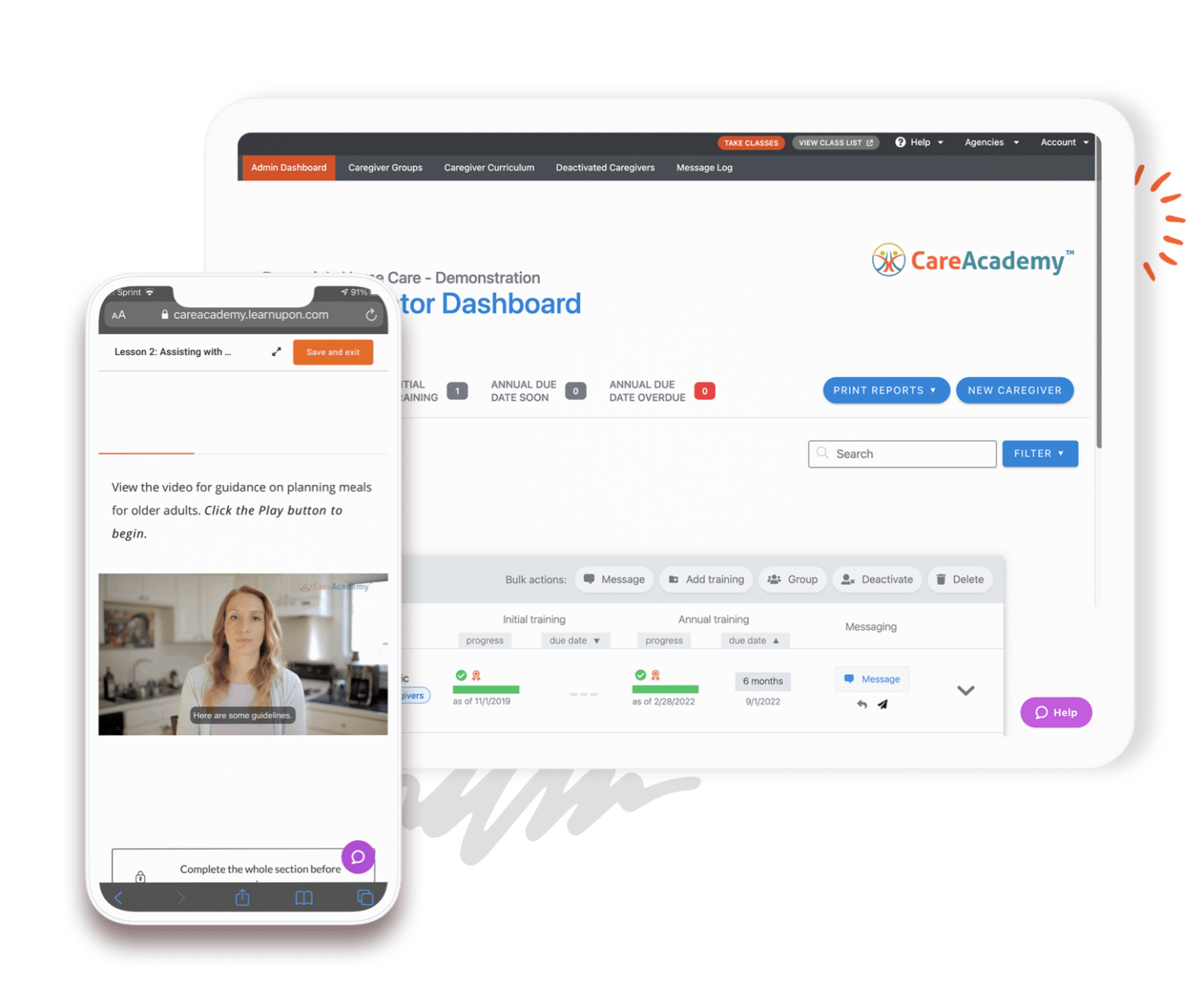 #1 Online Caregiver Training Platform - CareAcademy